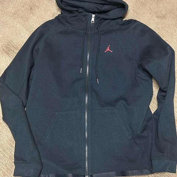Jordan | Sweaters | Black Jordan Zip Up Hoodie Size Medium Mens | Poshmark
